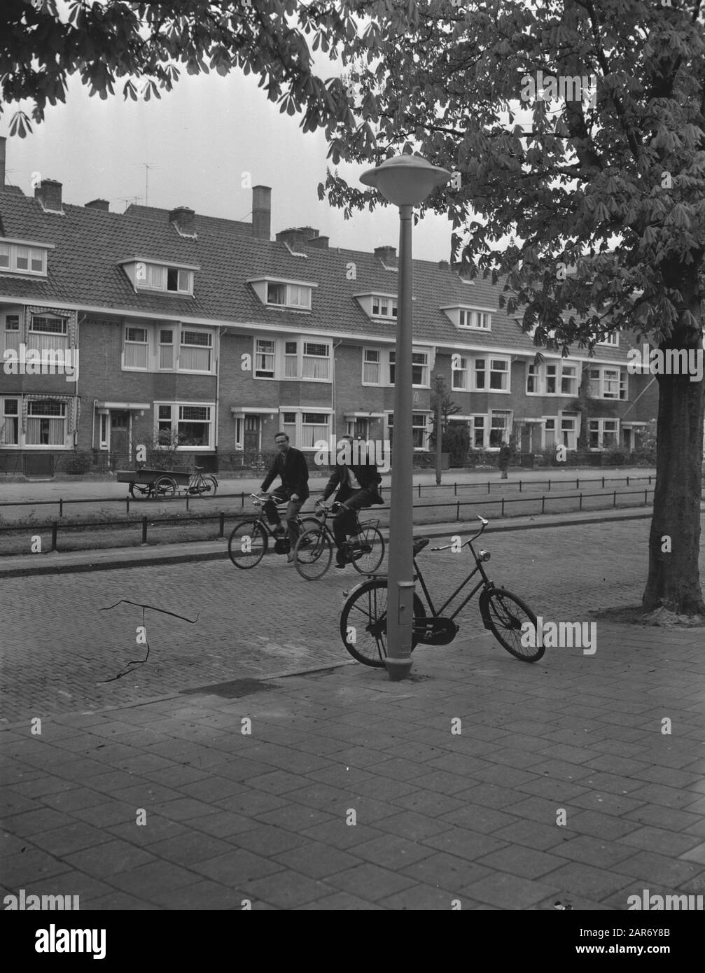 Street lighting works Black and White Stock Photos & Images - Alamy