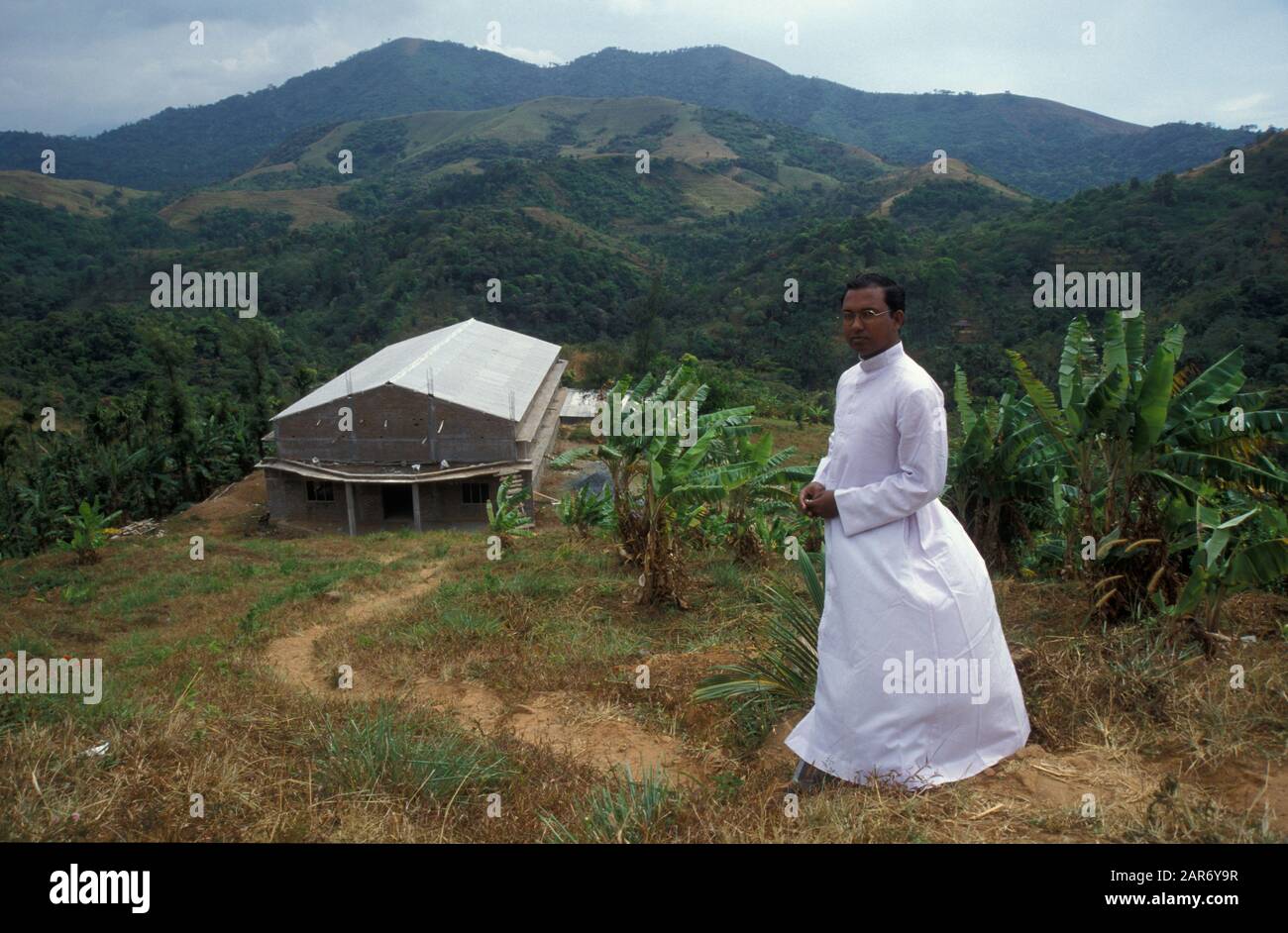 INDIA Syro-Malabar priest of Kerala Stock Photo - Alamy