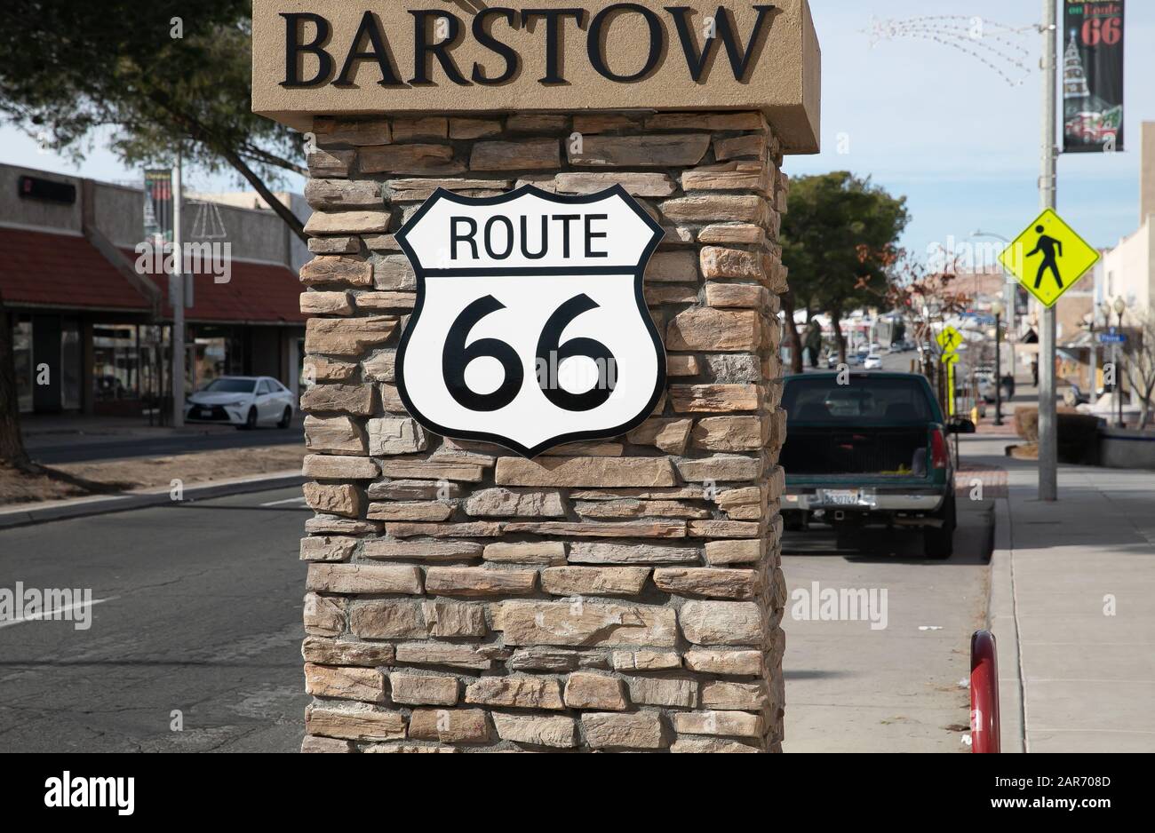 Barstow route 66 sign hi-res stock photography and images - Alamy