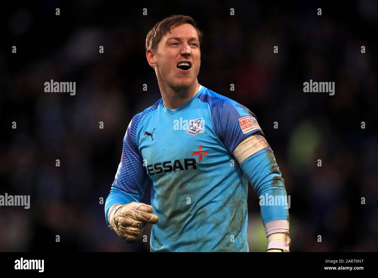 Tranmere rovers goalkeeper scott davies hi-res stock photography and ...