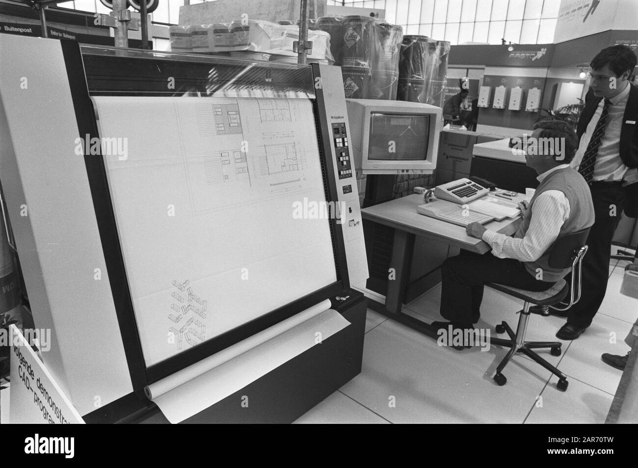 NWR, Construction RAI 84; drawing rolls out printer Date: May 7, 1984 ...