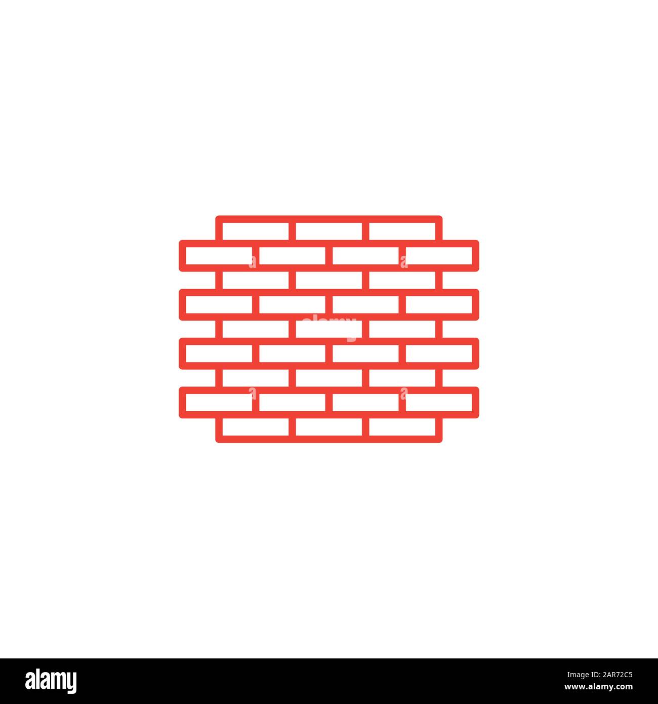White line house shield icon hi-res stock photography and images - Alamy