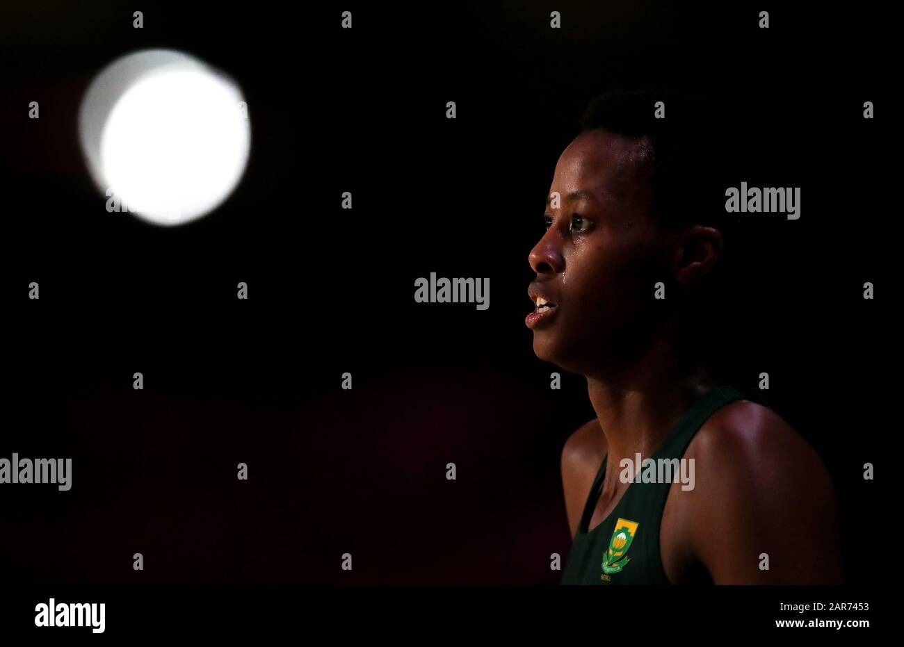South Africa’s Phumza Maweni during Vitality netball Nations Cup match ...