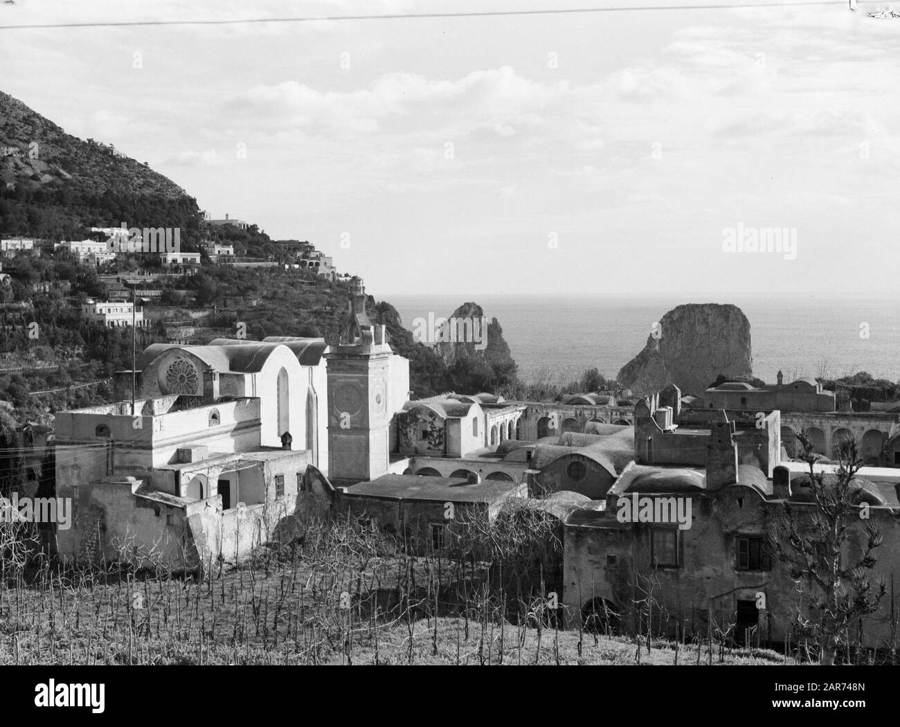Capri in winter In the foreground Anacapri, in the background the ...