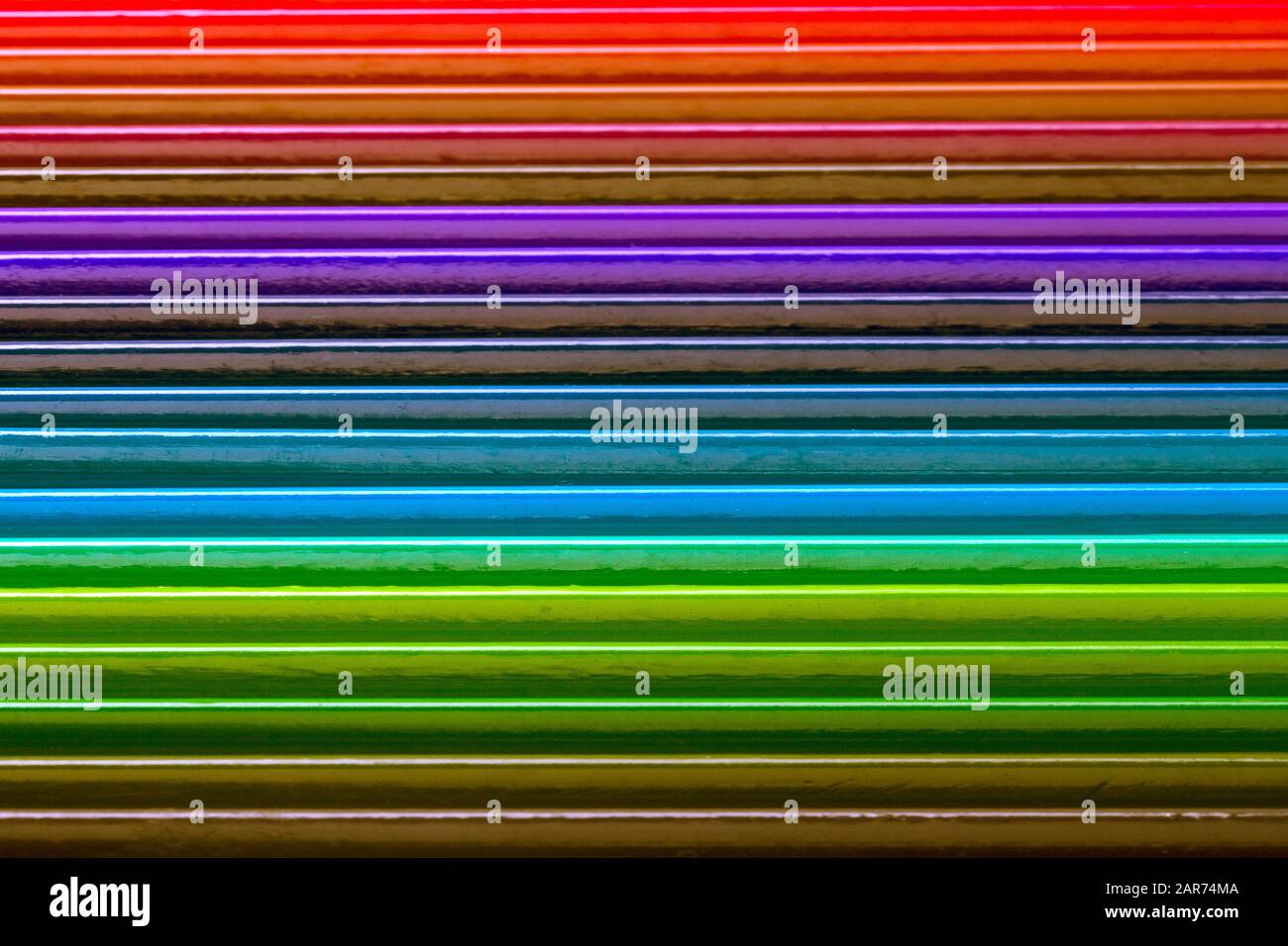 Rainbow pencil texture background. Rainbow concepts. Studio photo with ...