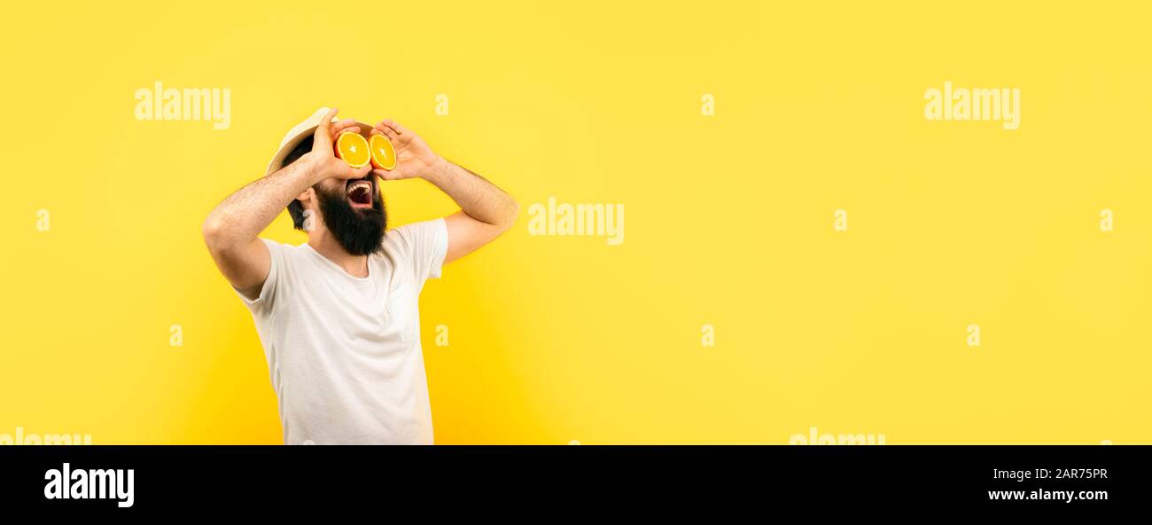 Man holding object in front of face hi-res stock photography and images ...