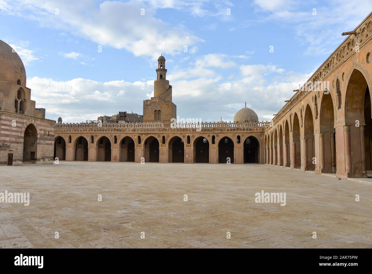 The Mosque of Ahmad Ibn Tulun is Cairo's oldest mosque located in the ...