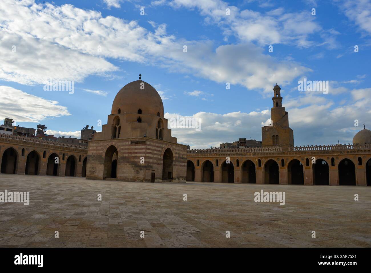 The Mosque of Ahmad Ibn Tulun is Cairo's oldest mosque located in the ...