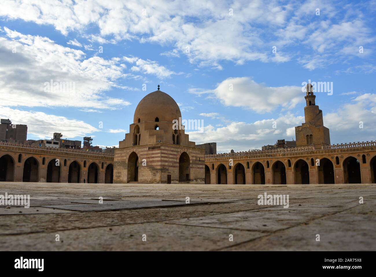 The Mosque of Ahmad Ibn Tulun is Cairo's oldest mosque located in the ...