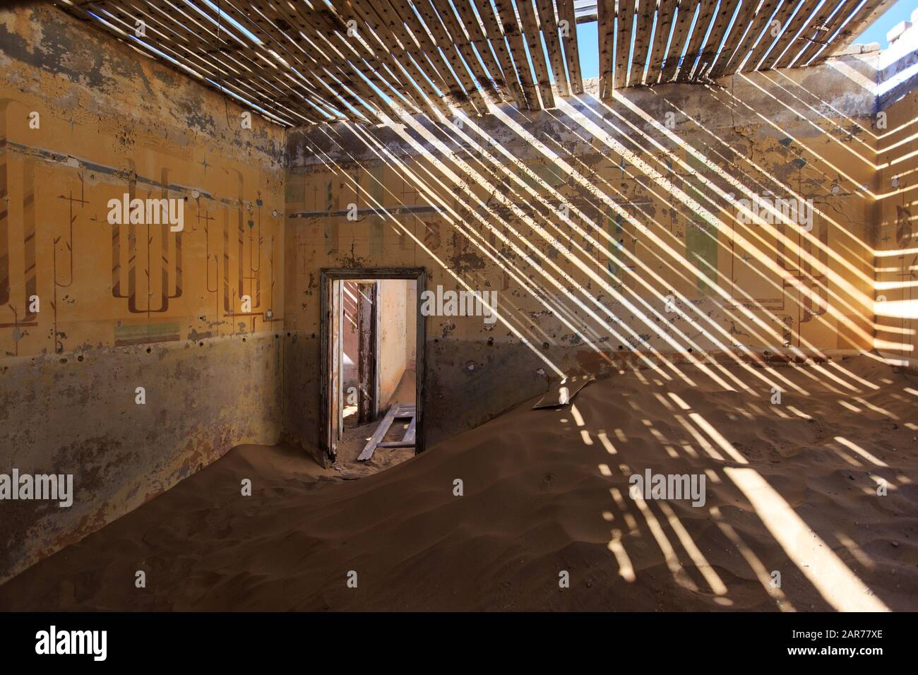 Abandoned and forgotten building and room being taken over by ...