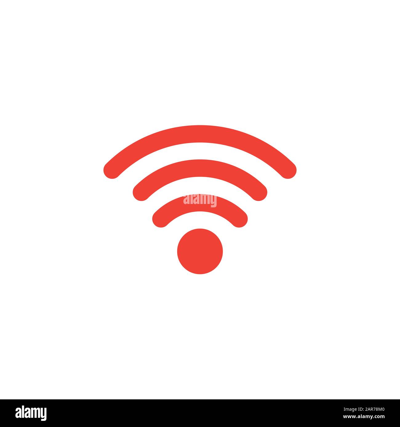 Wifi Symbol Red