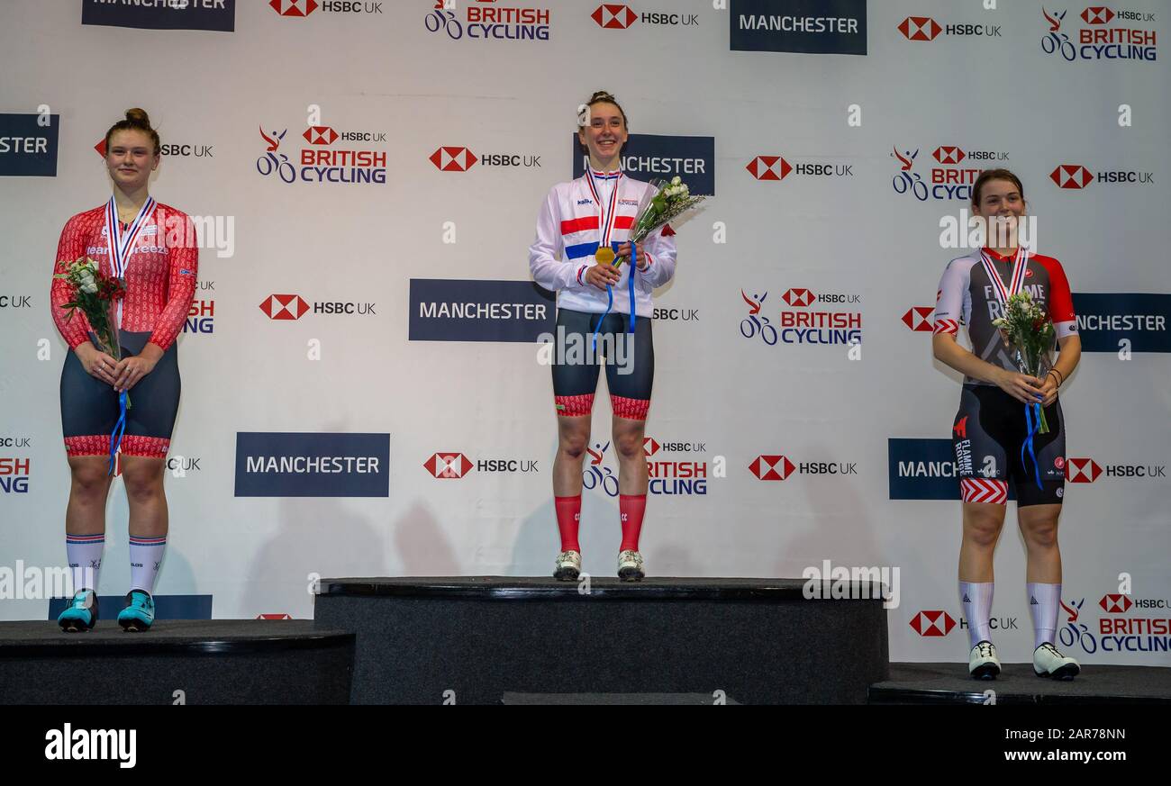 Manchester, UK. 26th January 2020; National Cycling Centre, Manchester ...