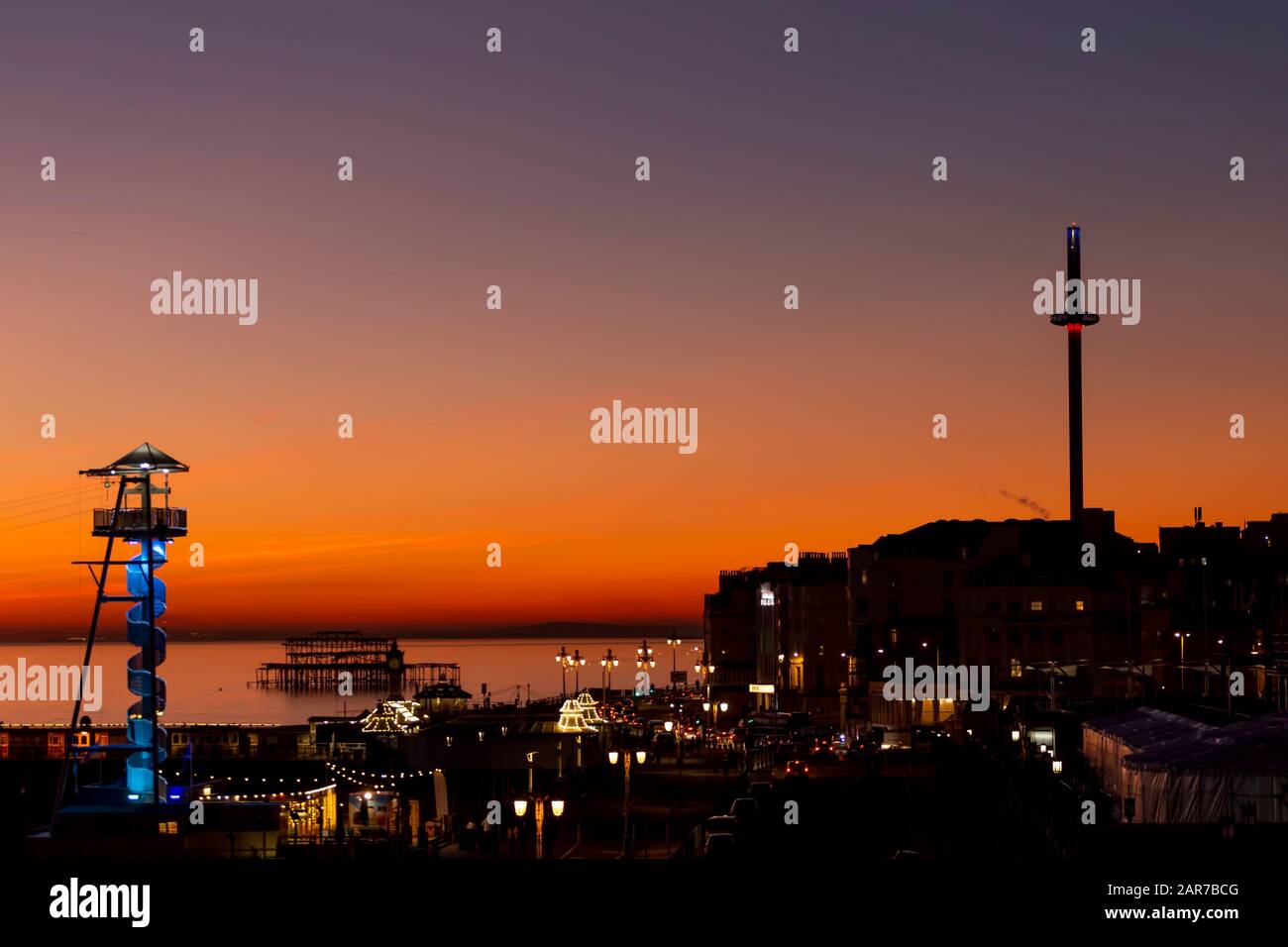 Brighton zip wire hi-res stock photography and images - Alamy