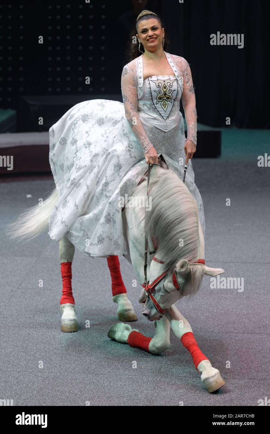 Actress as circus rider hi-res stock photography and images - Alamy