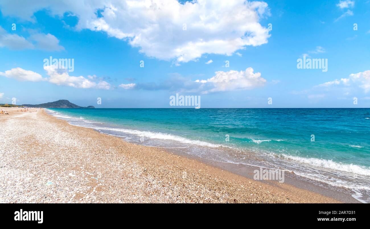 Traganou beach rhodes hi-res stock photography and images - Alamy