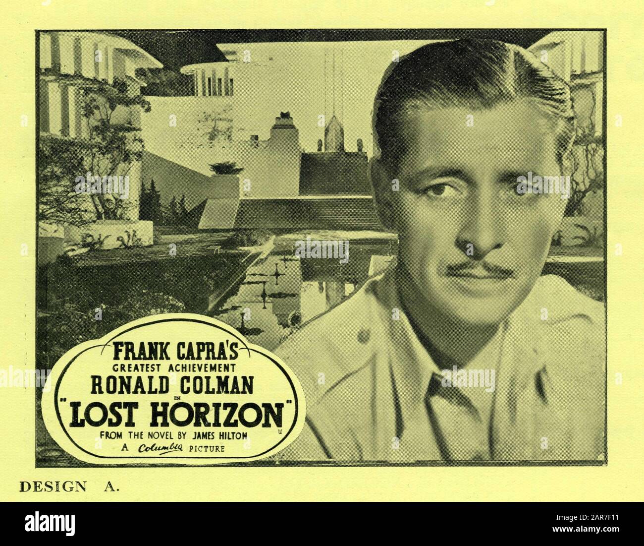 RONALD COLMAN as Robert Conway in LOST HORIZON 1937 director FRANK ...