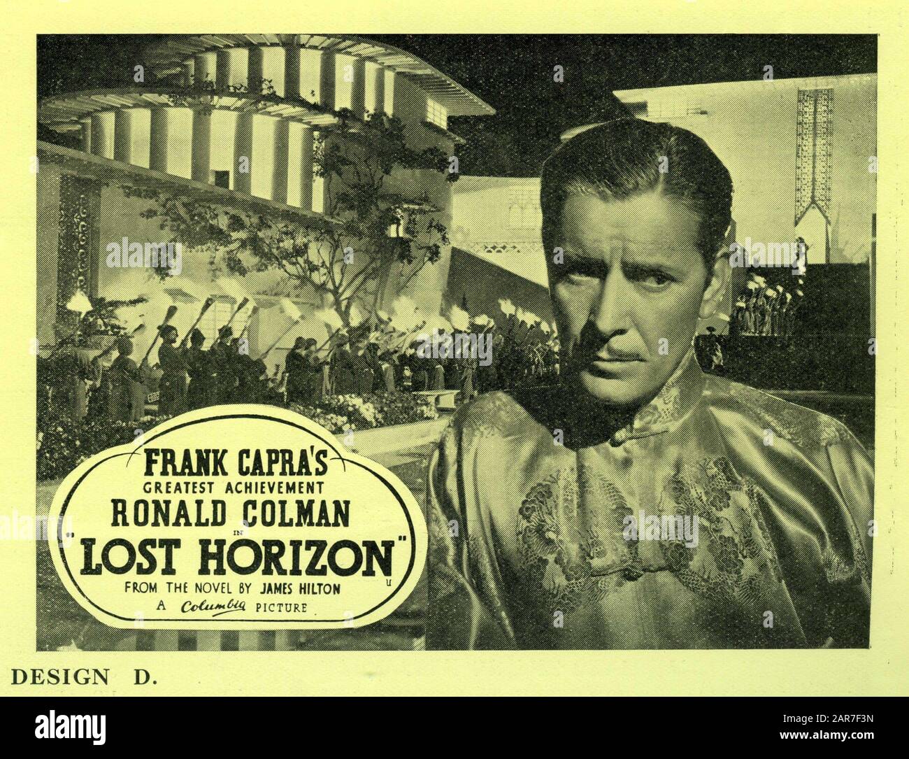 RONALD COLMAN as Robert Conway in LOST HORIZON 1937 director FRANK ...
