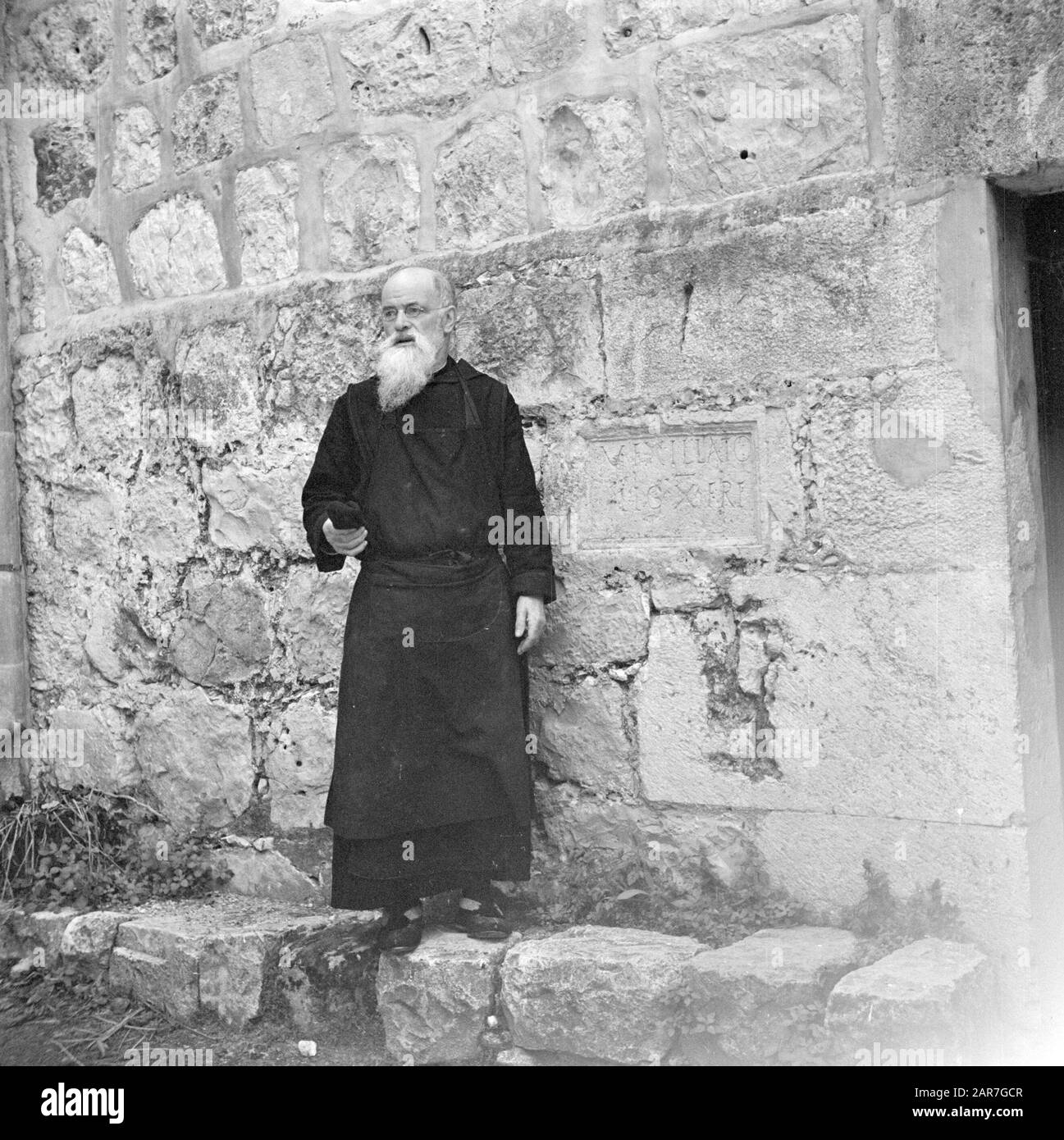 Israel 1948-1949: Abu Ghosh Father Alexander, spiritual leader of a ...