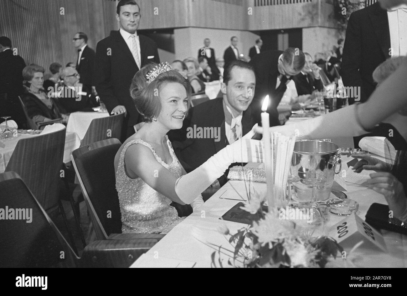 Press ball of German journalists in Bonn, Princess Irene Prince Carlos ...