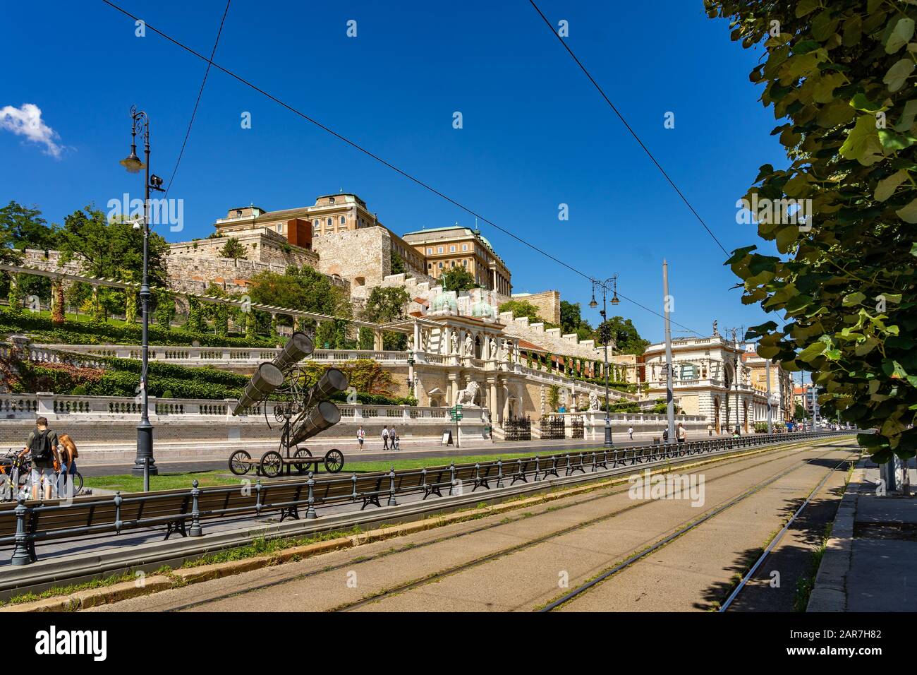 Castle Garden Bazaar in Budapest, Hungary Stock Photo - Alamy