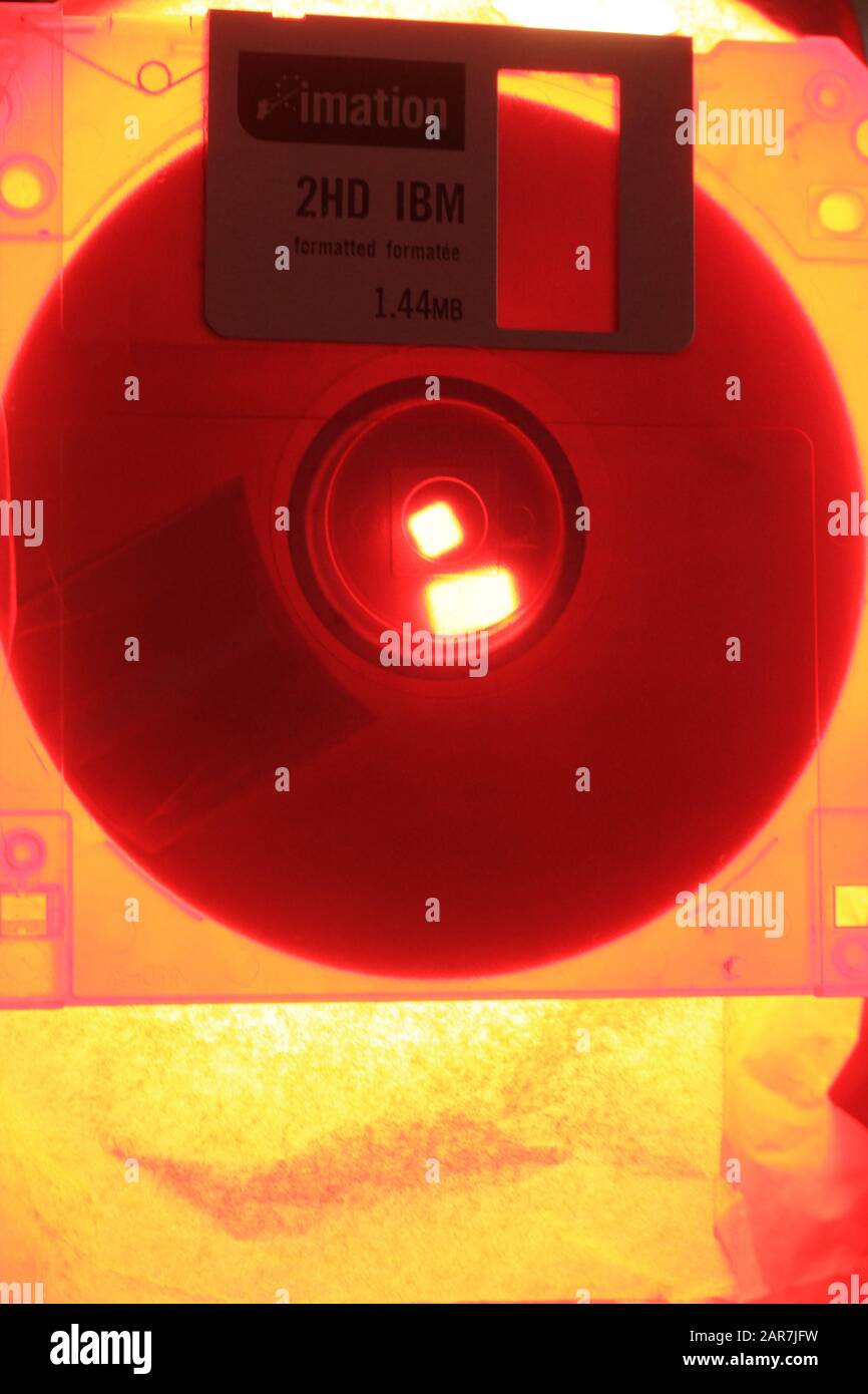 Floppy disc neon hi-res stock photography and images - Alamy