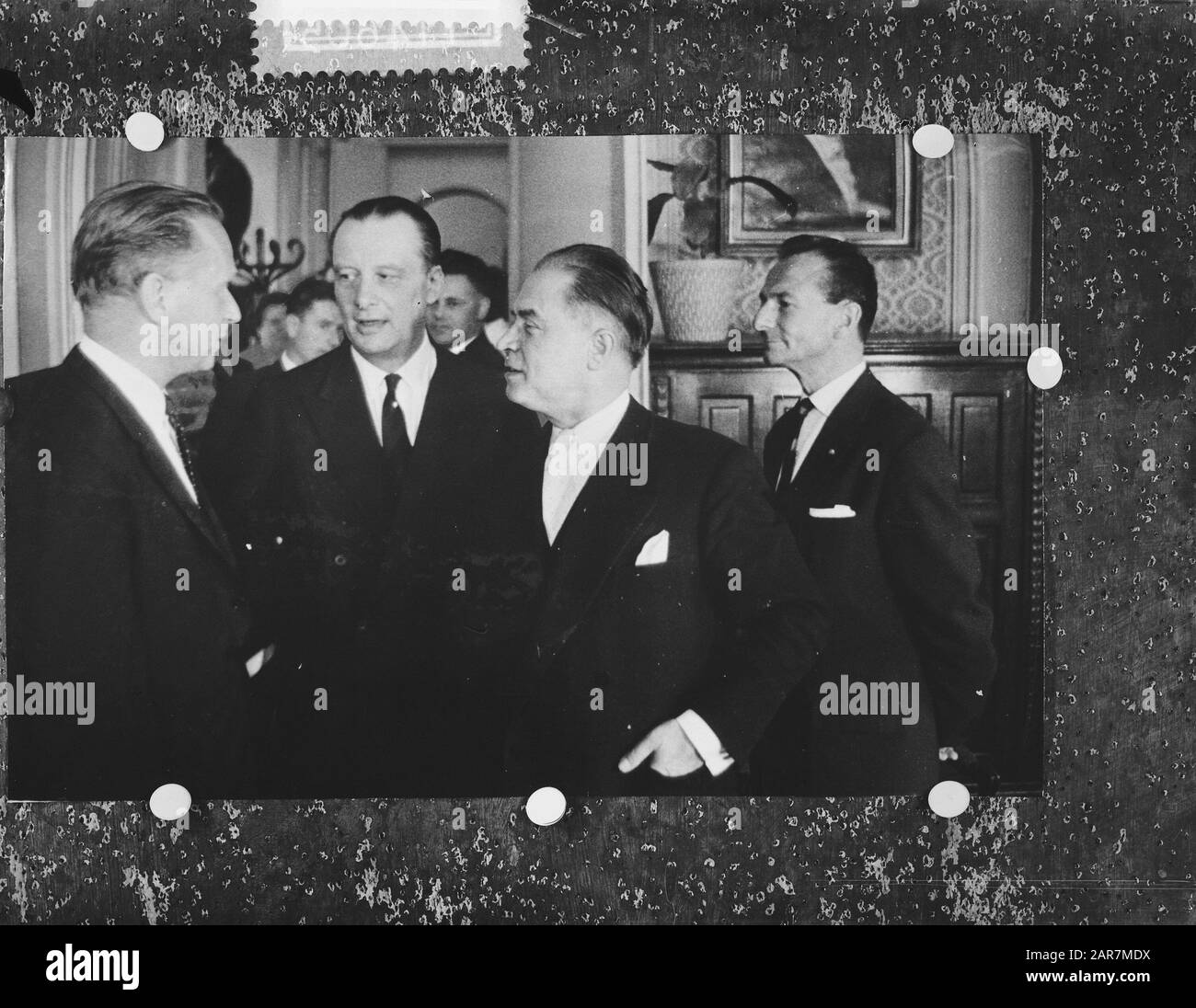 Hammerskydd in Brussels Date: 28 July 1960 Location: Brussels Stock ...