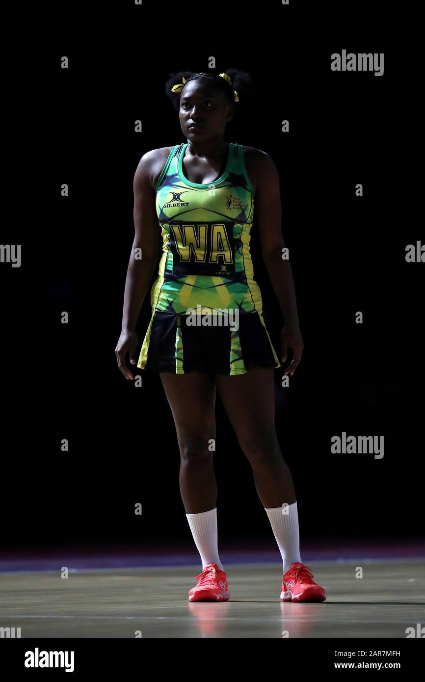 Jamaica’s Khadijah Williams during the Vitality Netball Nations Cup ...