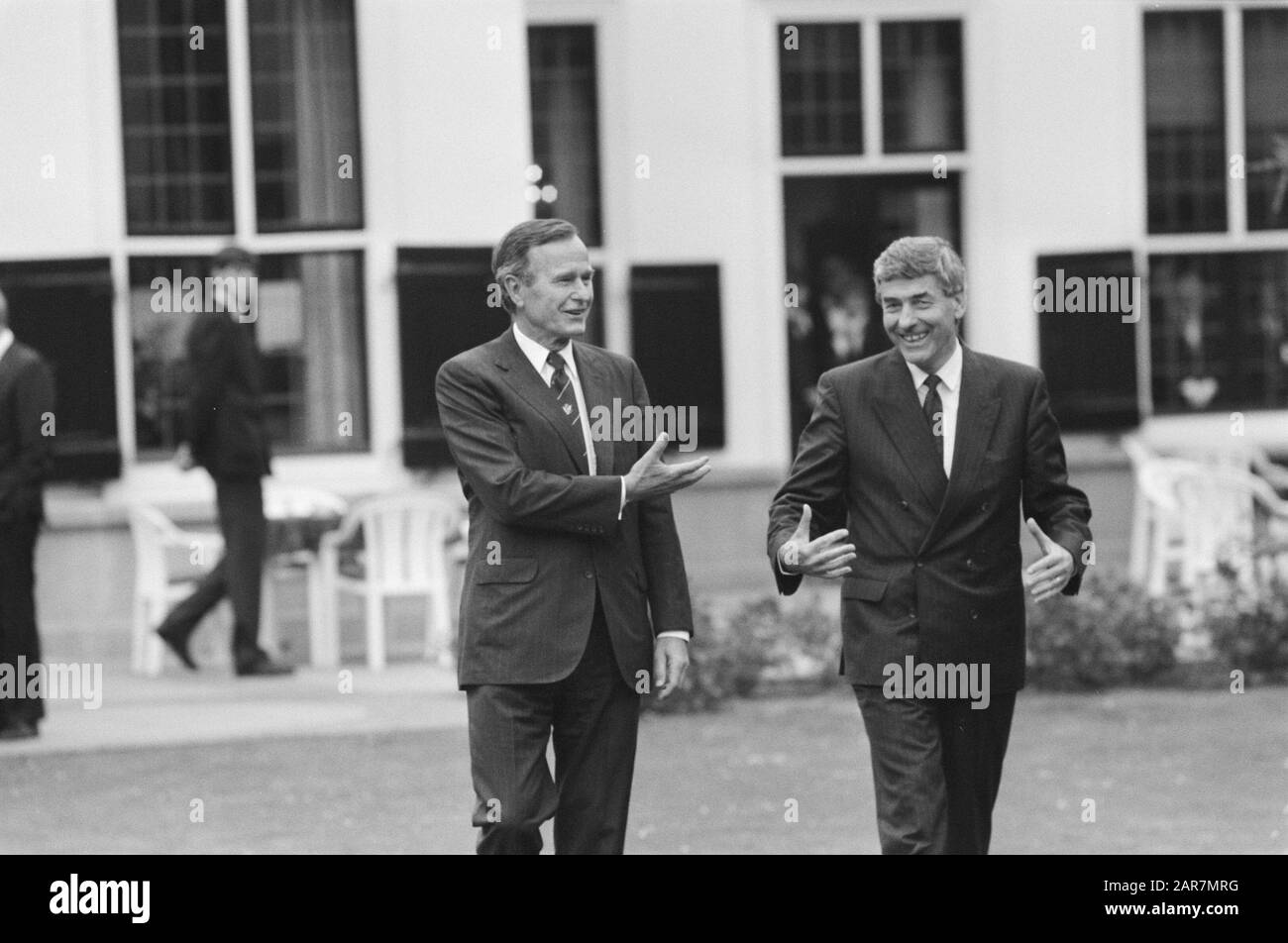 Visit of President Bush of the United States to the Netherlands Premier ...