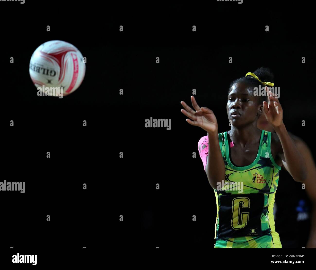 Jamaica’s Nicole Dixon during the Vitality Netball Nations Cup gold ...