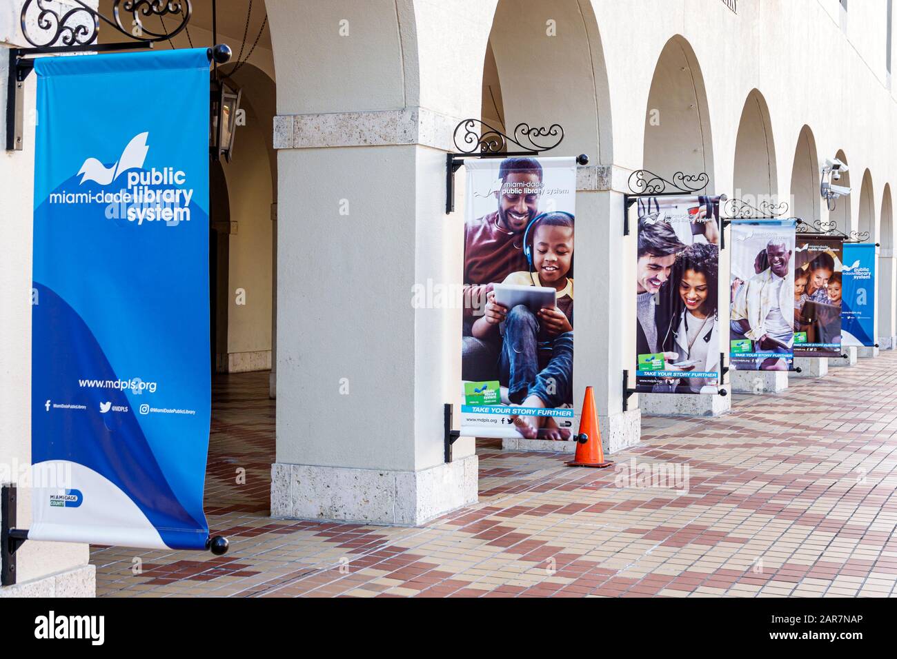 Miami Florida,Miami-Dade Cultural Center centre Plaza,Main Public ...