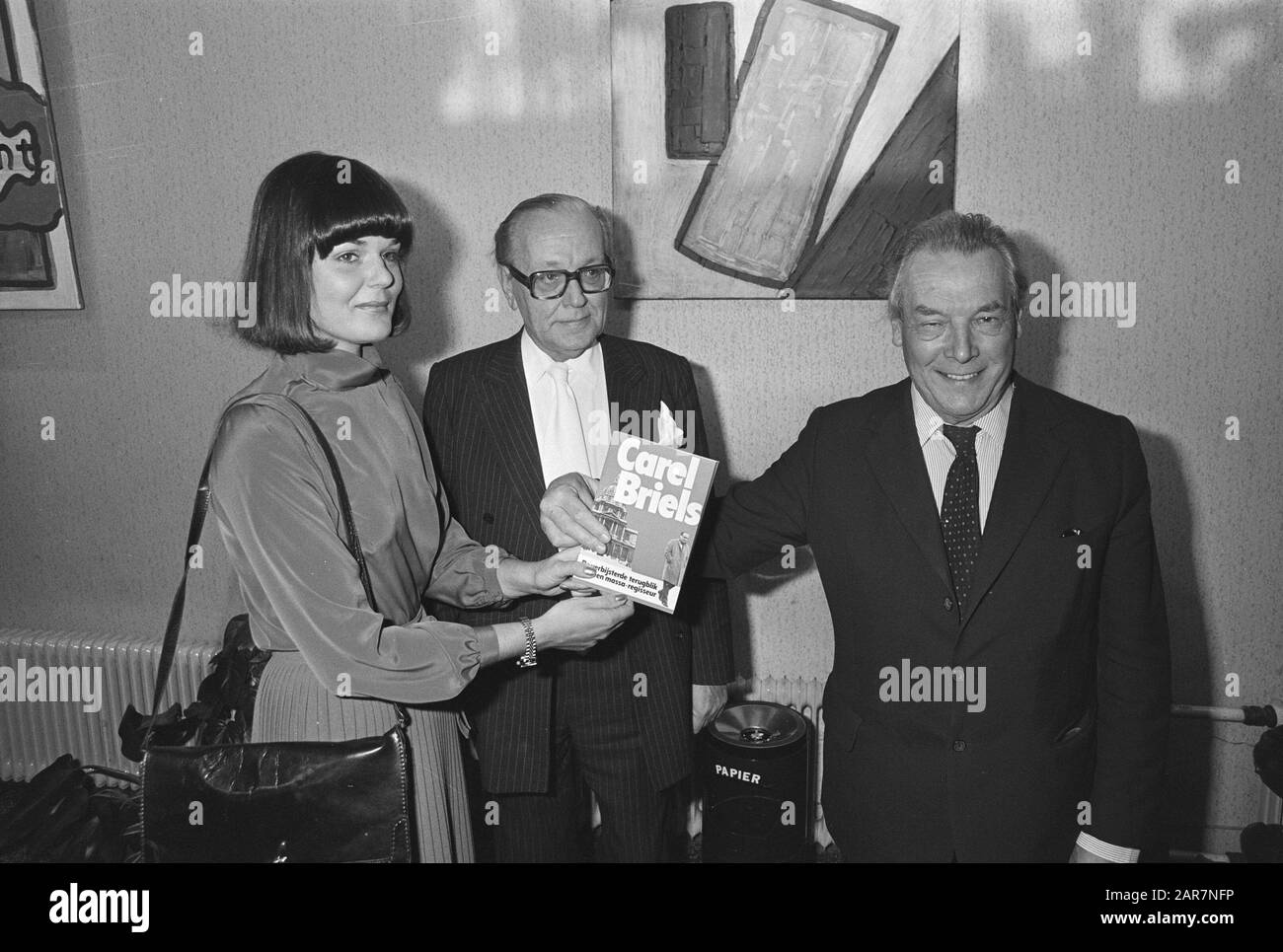 Presentation book by Carel Briels, Carel Briels, daughter of C. Briels ...