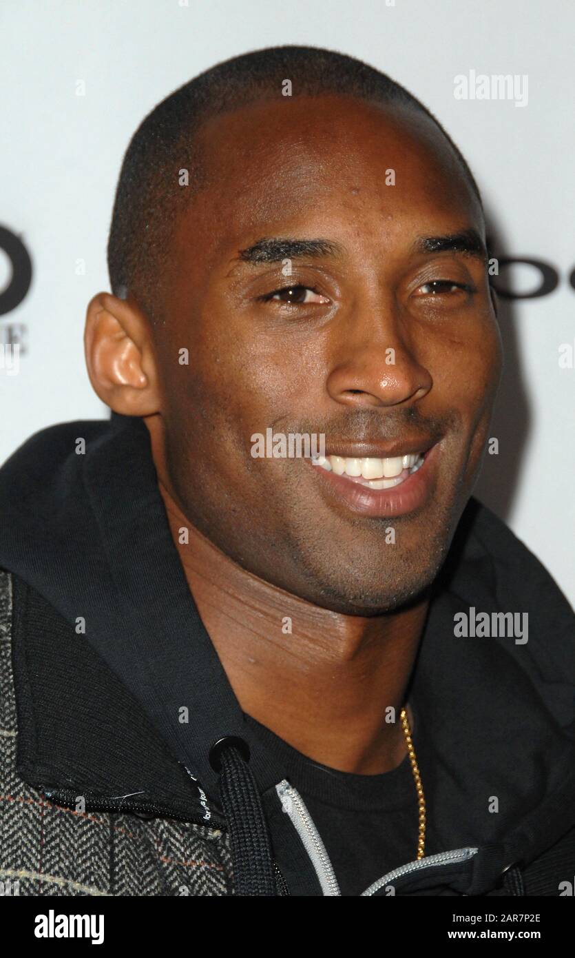 Kobe Bryant of the Los Angeles Lakers at the opening of Philippe West ...