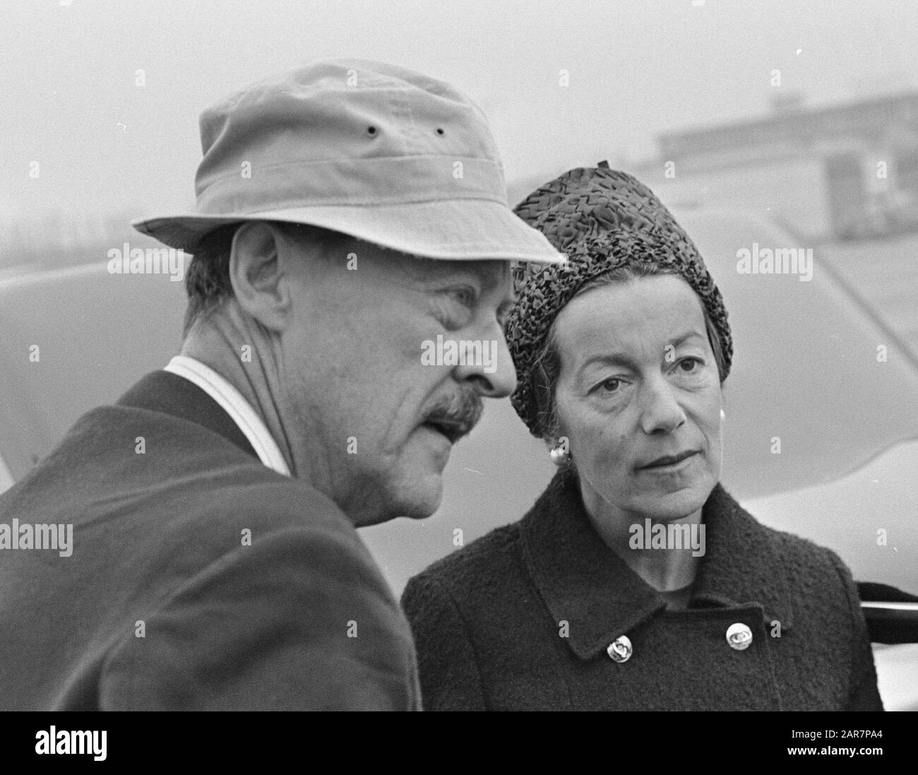 Arrival Prince Aschwin and Princess Simone at Schiphol Airport Stock ...