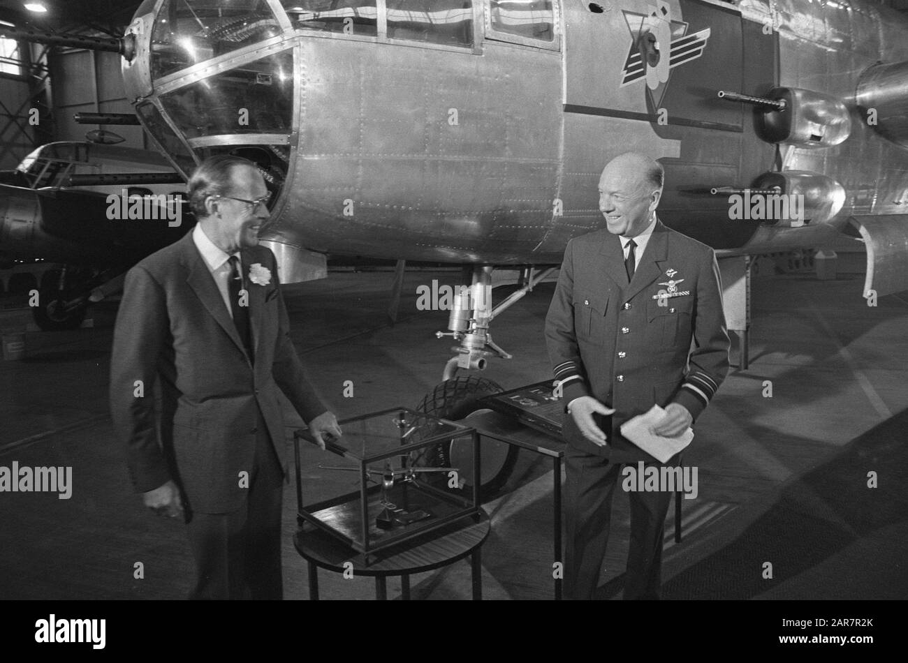 Prins Bernhard gives B25 Mitchell bomber to Soesterberg Air Force ...