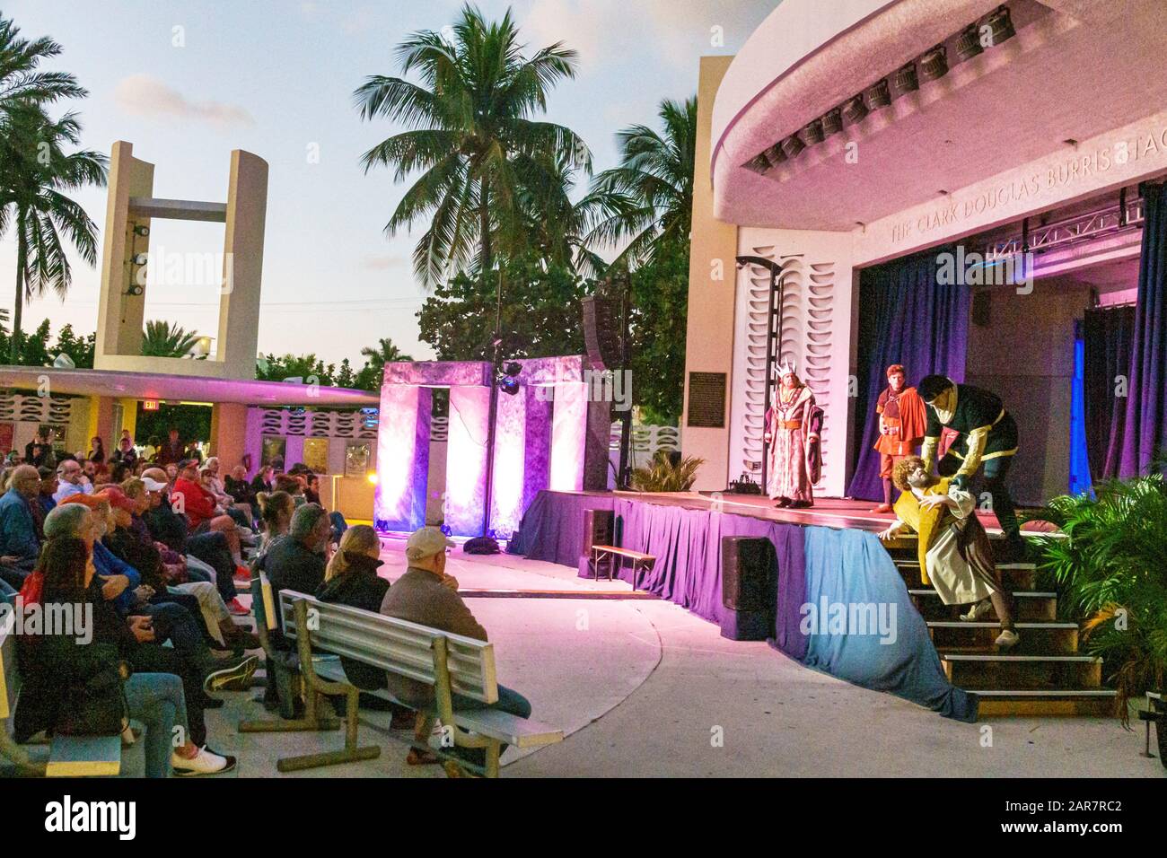 Florida Miami Beach North Beach Band Shell amphitheater Shakespeare ...