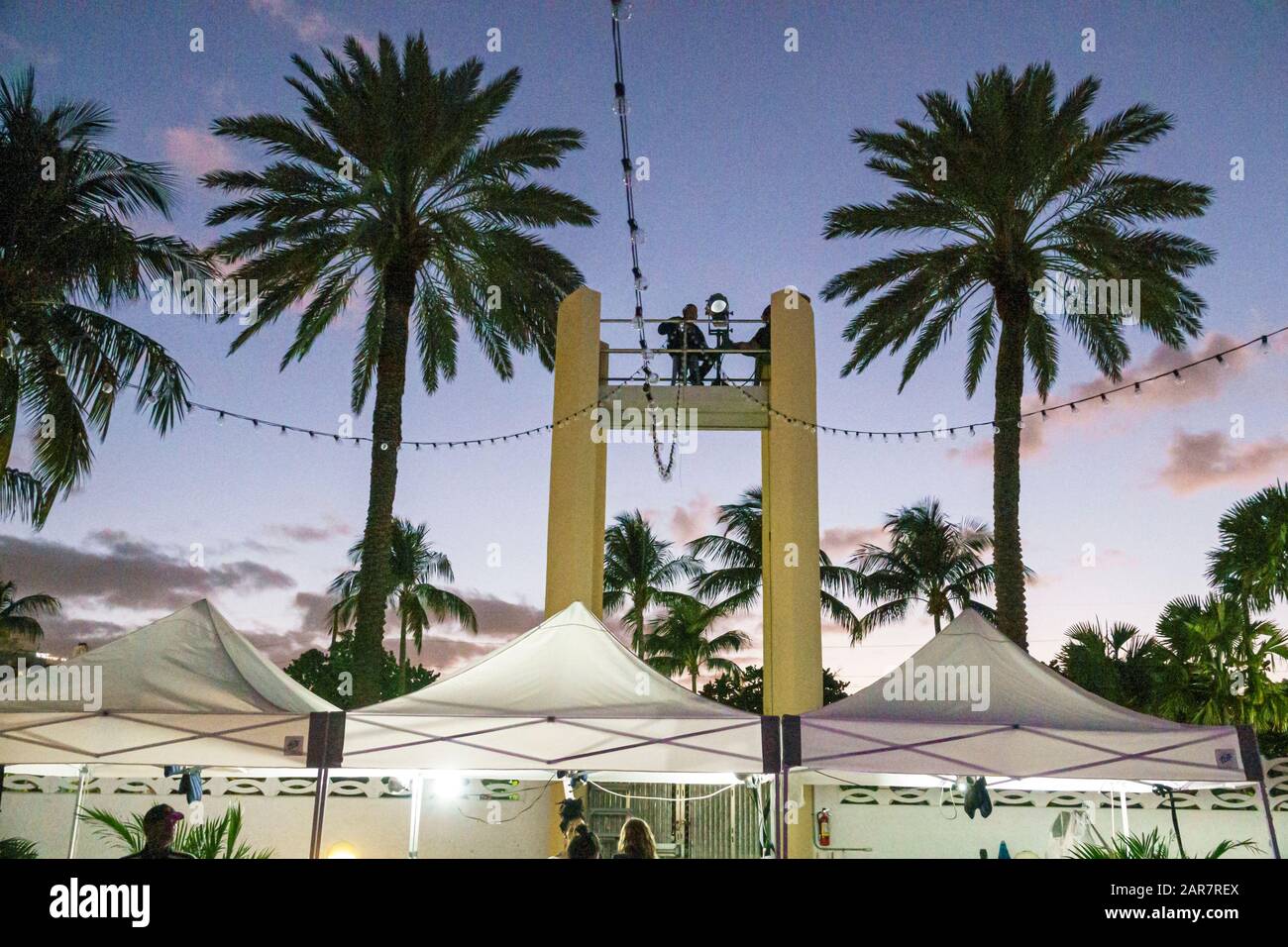 Miami Beach Florida,North Beach Band Shell,amphitheater,performance ...