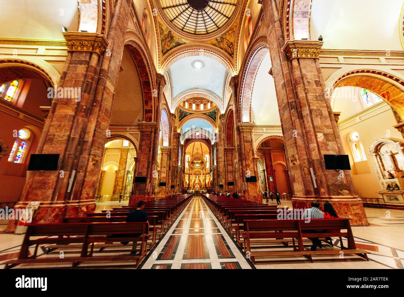 Cuenca, Ecuador - 2019 New Cathedral or Catedral de la Inmaculada ...