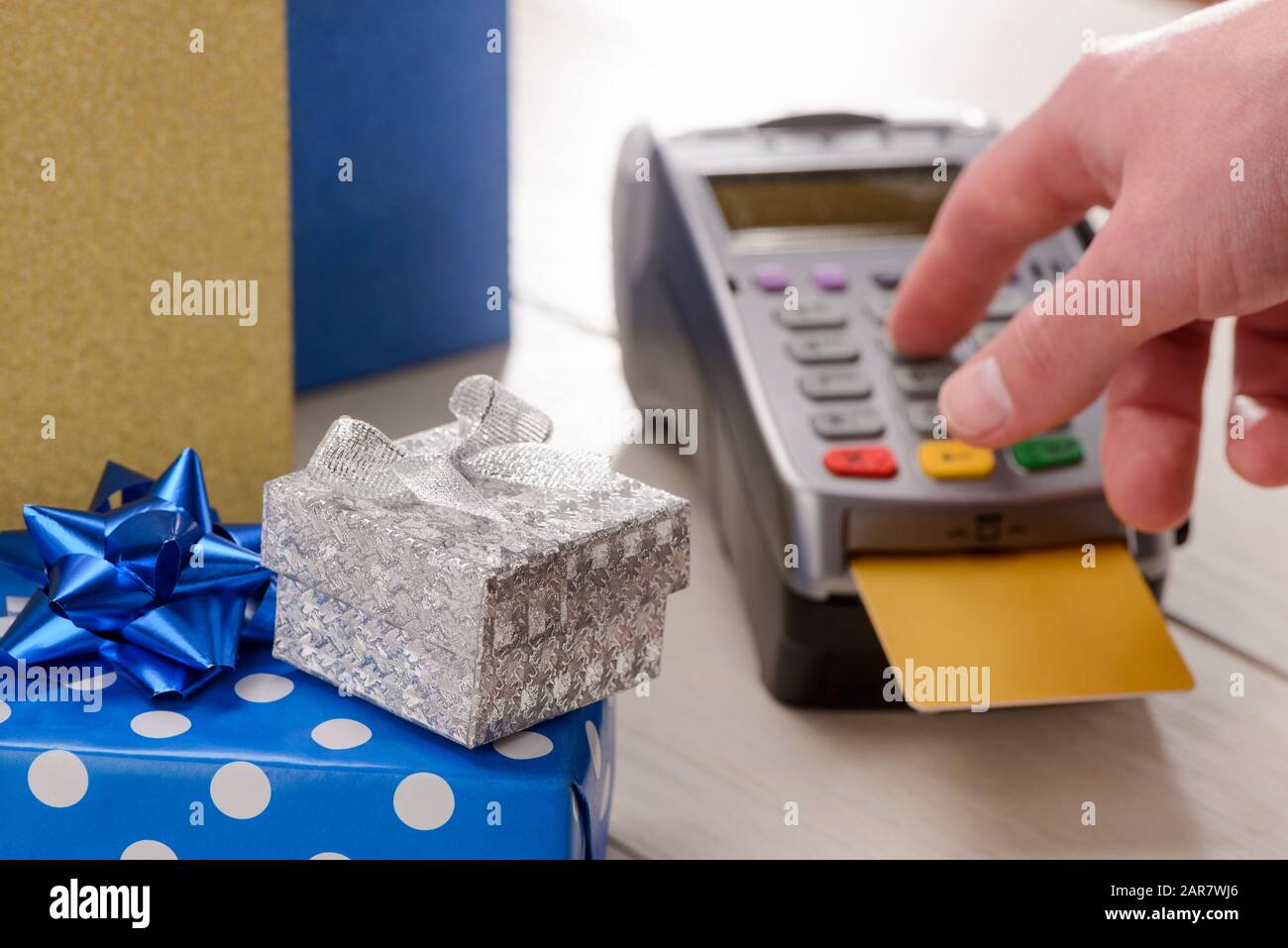 Customer entering hi-res stock photography and images - Alamy