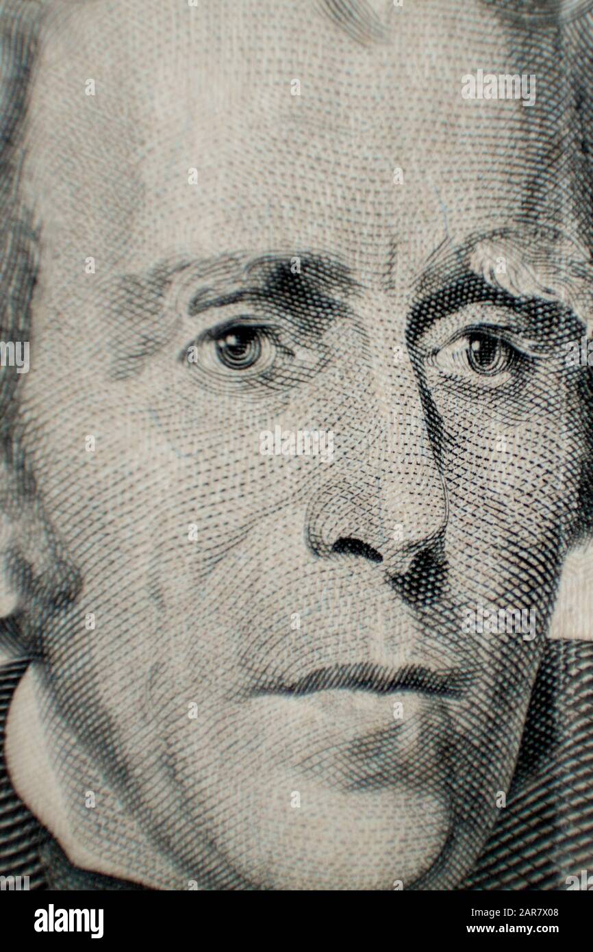 Treasury note andrew jackson hi-res stock photography and images - Alamy