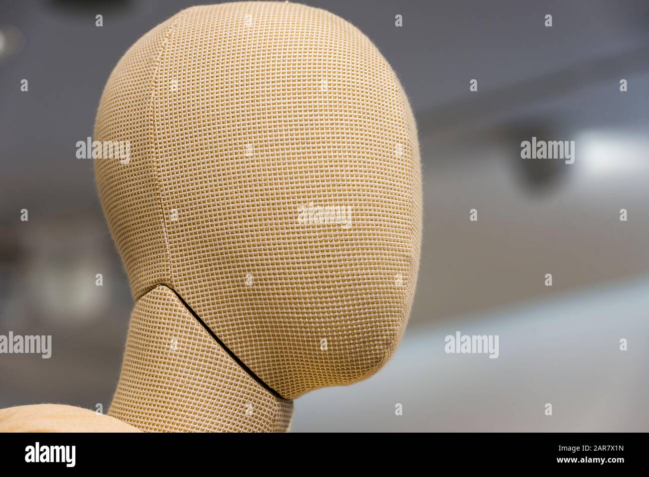 Head of a white mannequin at store background mannequin head Stock ...