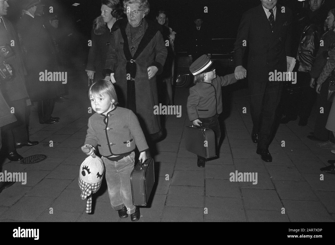 Princess Beatrix, Prince Claus and their children to Lech departure to ...