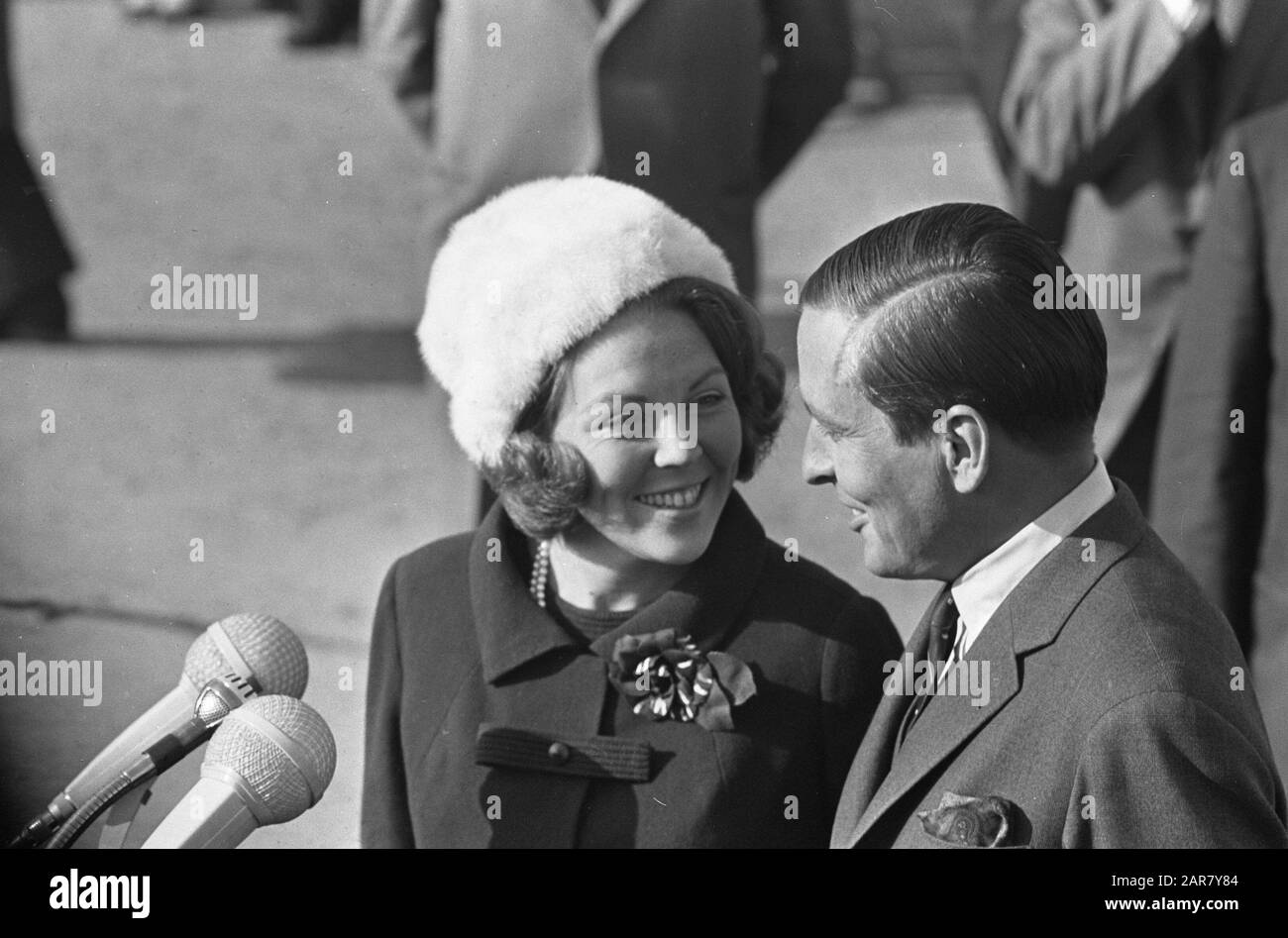 Princess Beatrix and Prince Claus back from honeymoon Princess Beatrix ...
