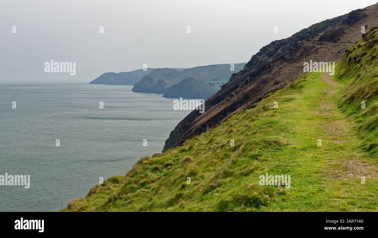 View East across Woody Bay to Duty Point, Castle Rock, Hollerday Hill ...