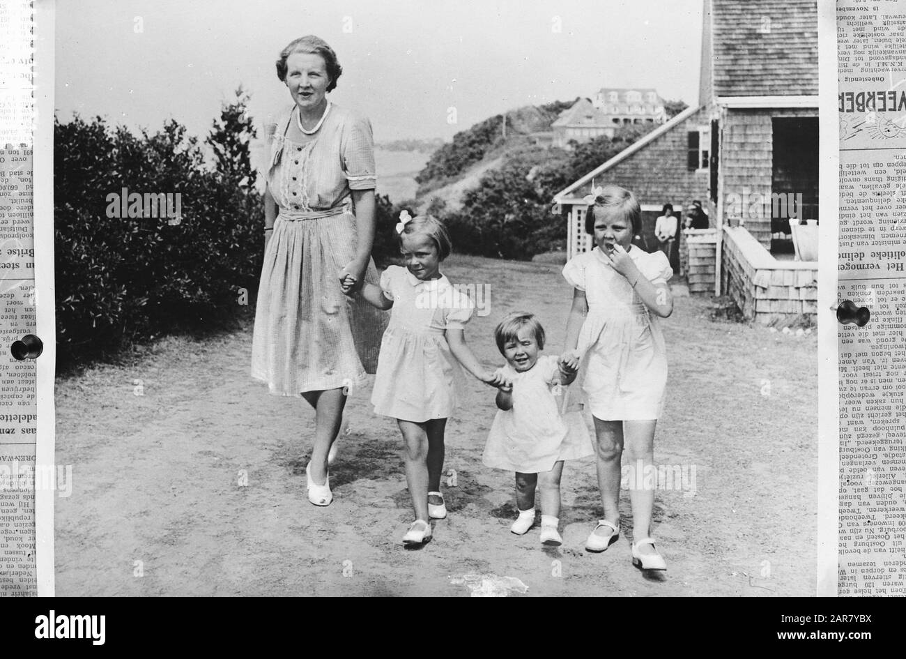 Princess Juliana and her three daughters in Chatham (Massachusetts ...