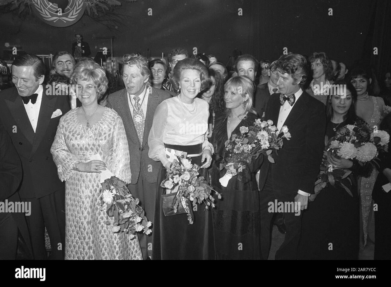 Princess Beatrix and Prince Claus attend the Uniceffeest in the ...