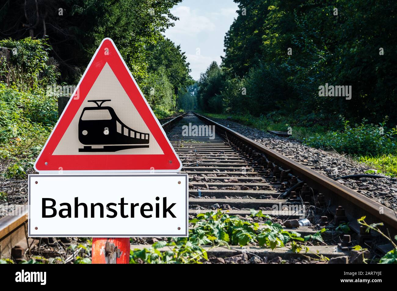 National railway strike sign hi-res stock photography and images - Alamy