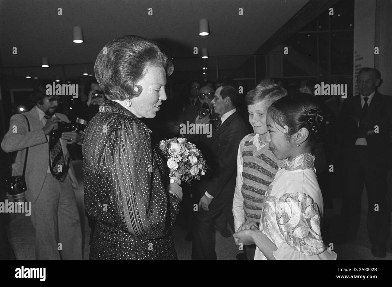 Princess royal opens new Black and White Stock Photos & Images - Alamy