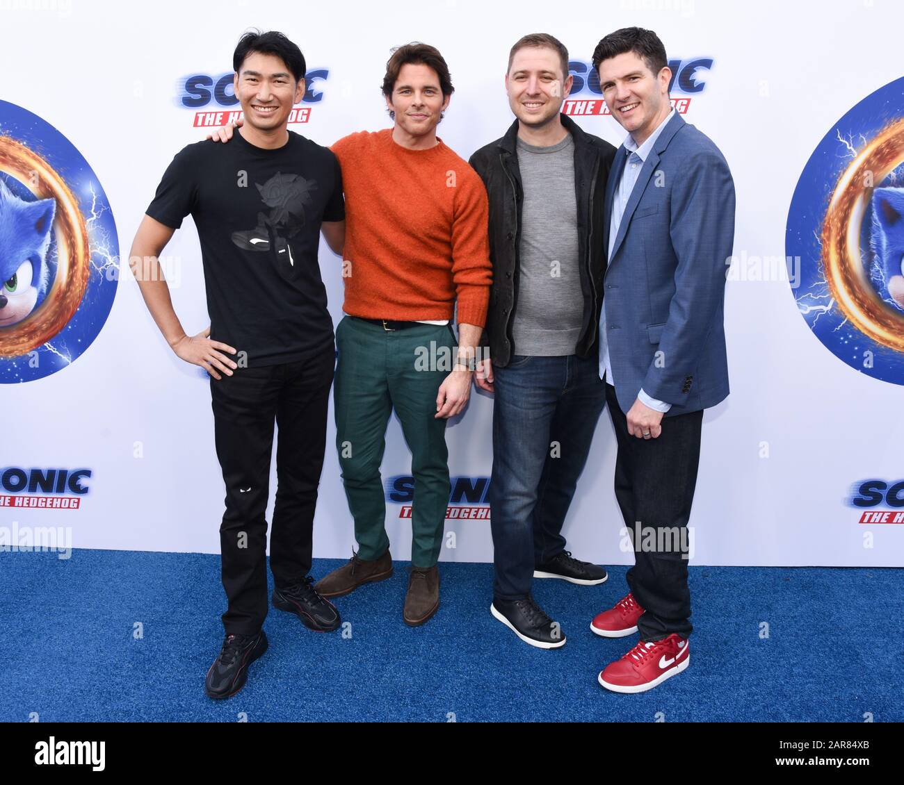January 25, 2020, Hollywood, CA, USA: (L-R) SEGA CEO Haruki Satomi ...