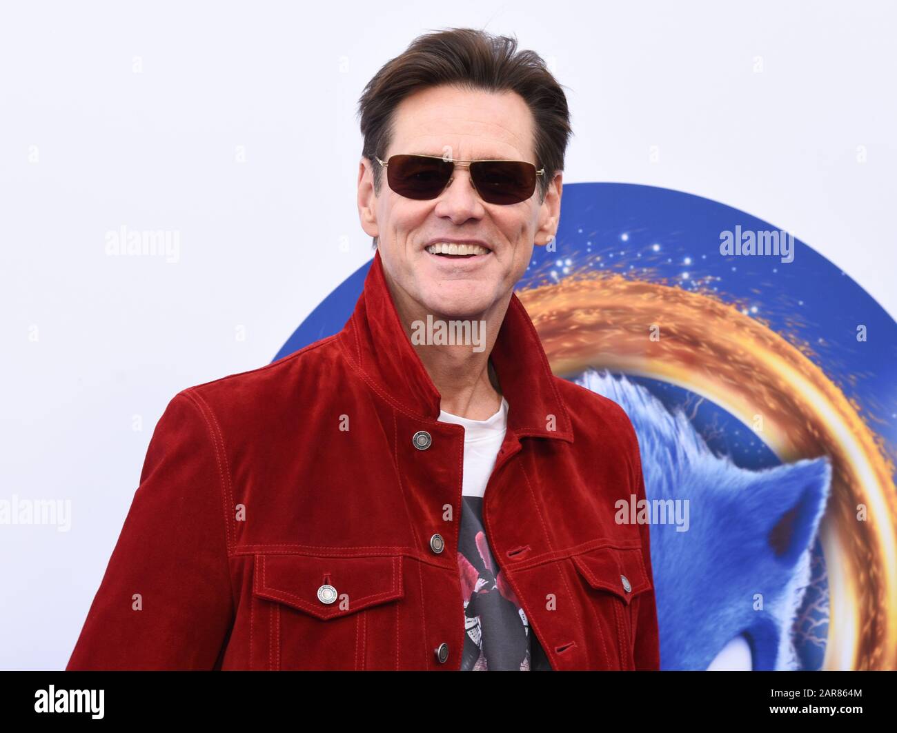 January 25, 2020, Hollywood, CA, USA: Jim Carrey attends ''Sonic The ...