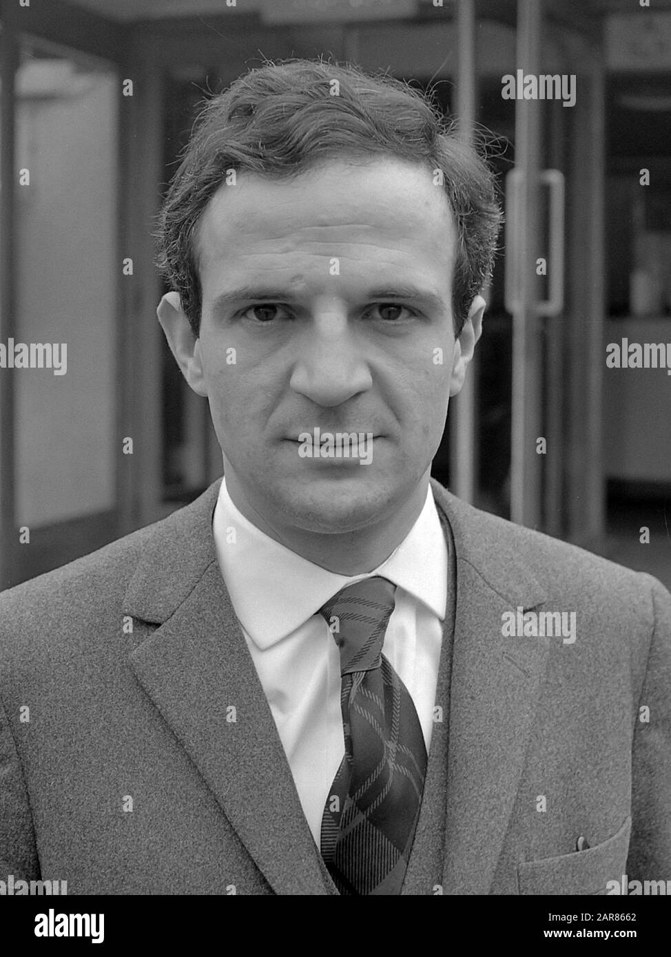 French director Francois Truffaut for Cinétol cinema, where his film ...